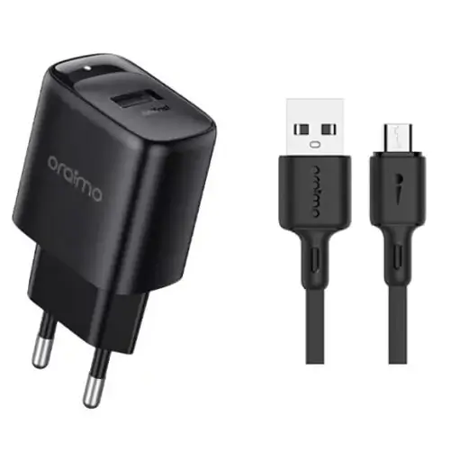 Chargeur mural Oraimo à charge rapide 5V 2A avec câble Micro – OCW-E66S ...
