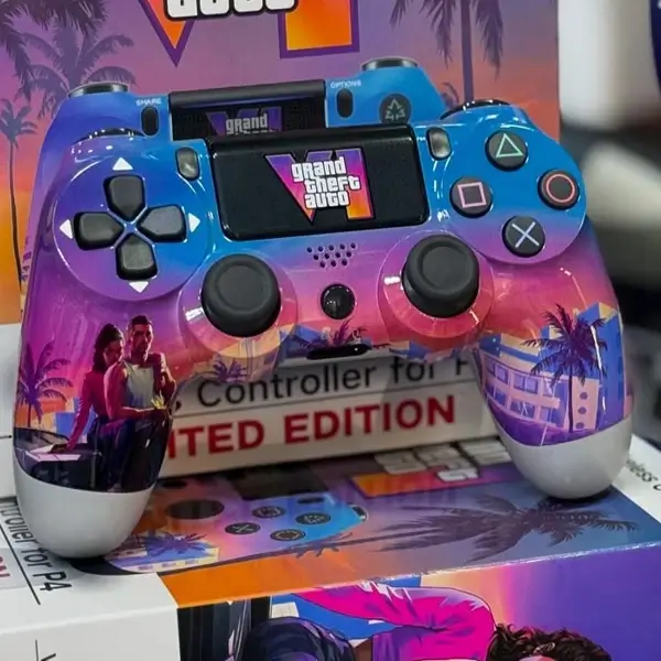 Manette Officielle pour PS4 sans fil Sony DualShock 4 – GTA 6 – EAS CI